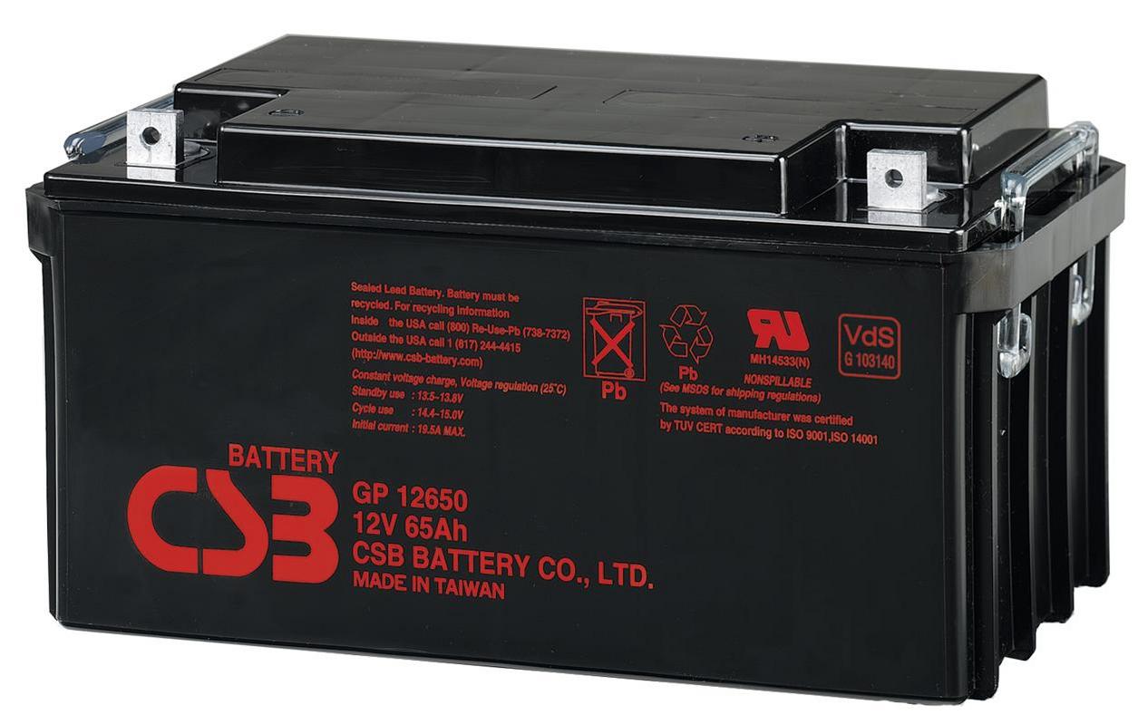 CSB GP12650 SLA (AGM) Battery - Battery Store, Inc.