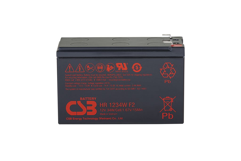 CSB HR1234WF2 SLA (AGM) Battery - Battery Store, Inc.