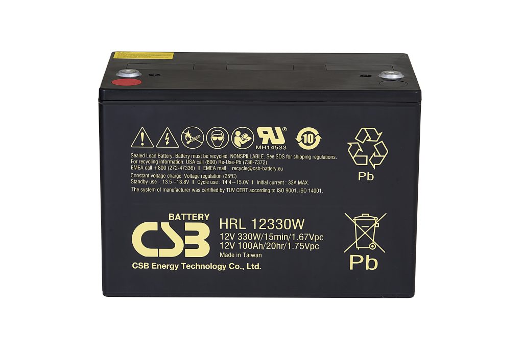 CSB HRL12330W SLA (AGM) Battery - Battery Store, Inc.