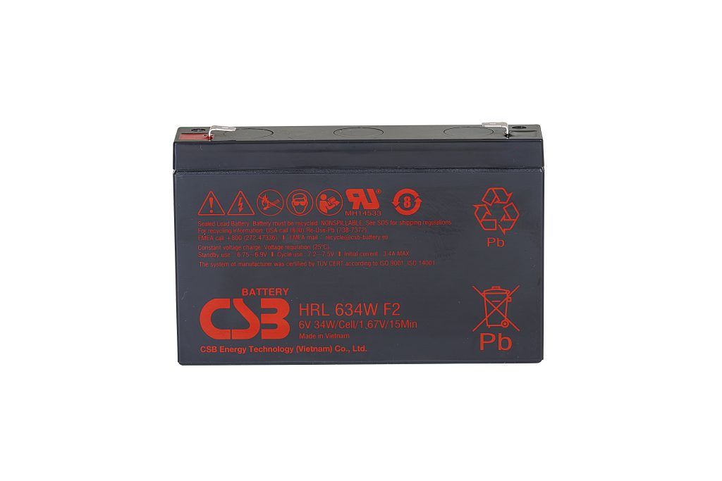 CSB HRL634W SLA (AGM) Battery - Battery Store, Inc.
