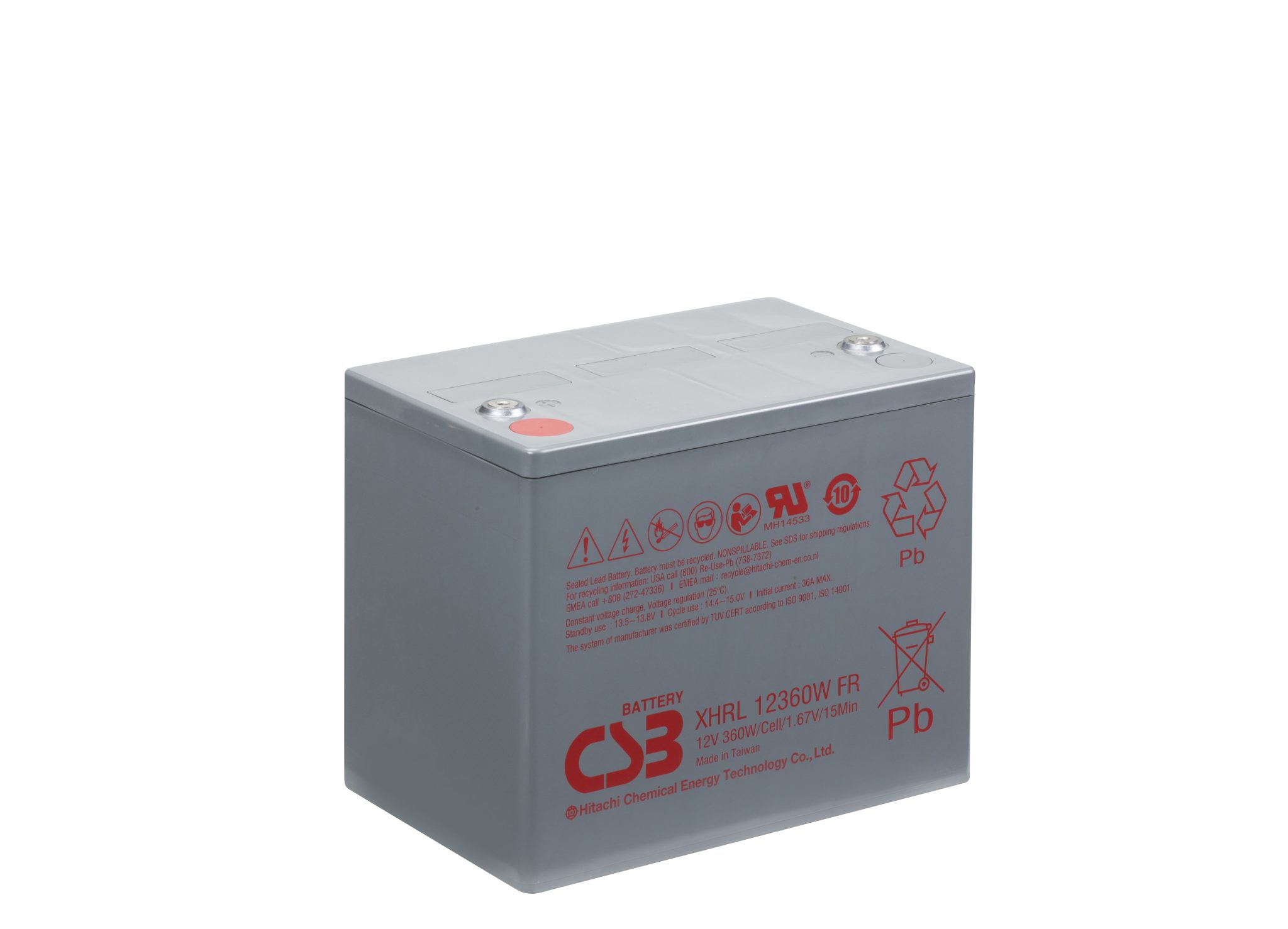 CSB XHRL12360W SLA (AGM) Battery - Battery Store, Inc.