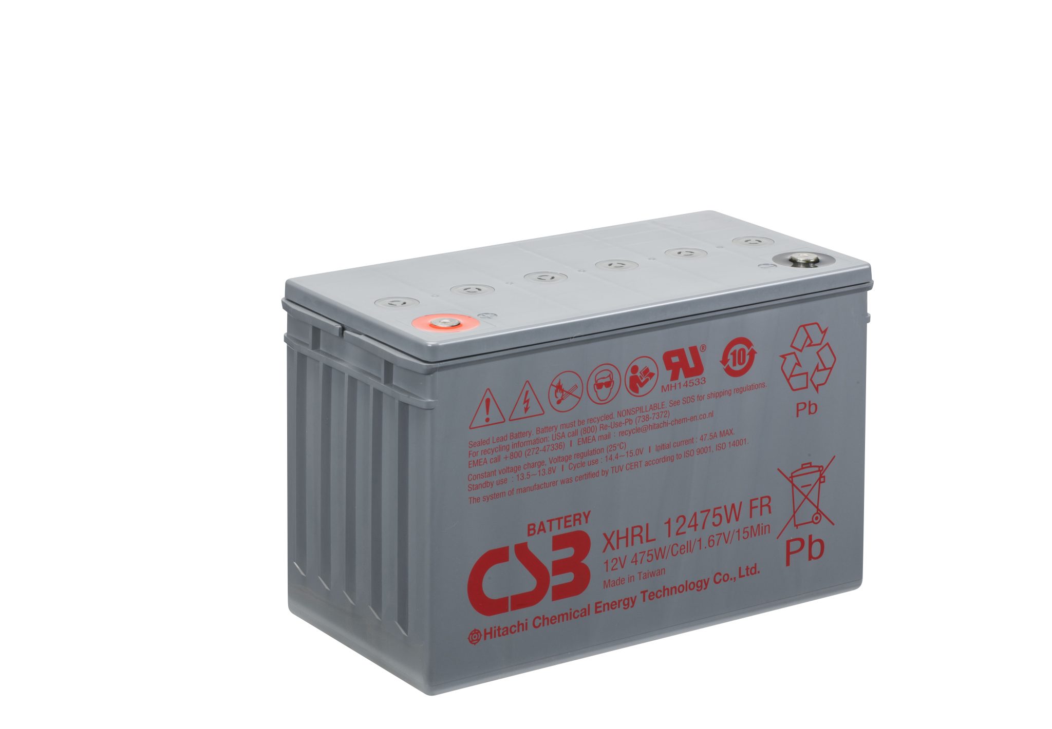 CSB XHRL12475W SLA (AGM) Battery - Battery Store, Inc.