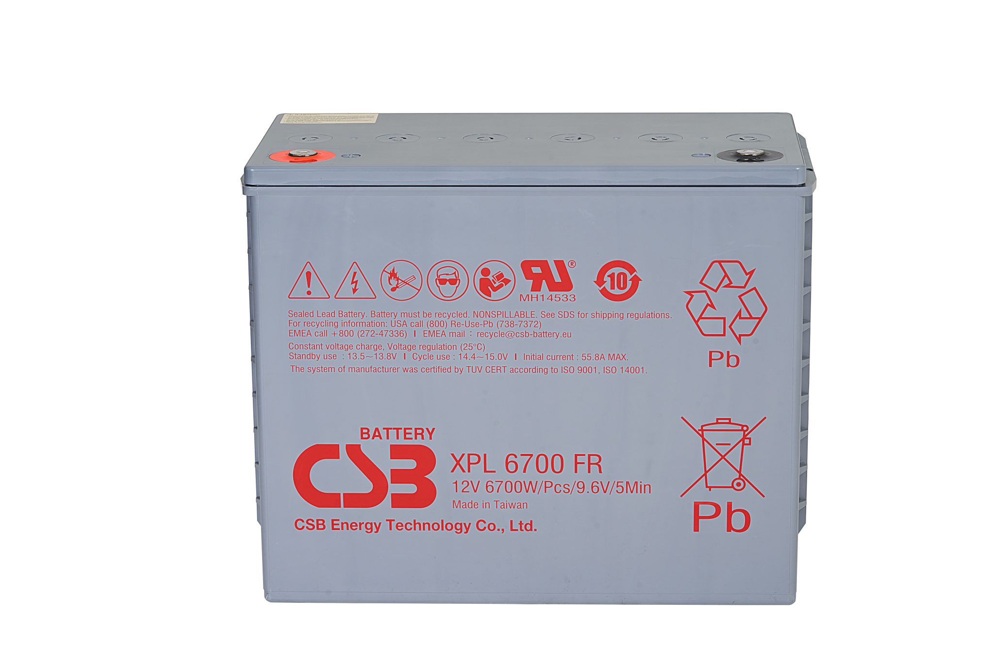 CSB XPL6700 SLA (AGM) Battery - Battery Store, Inc.
