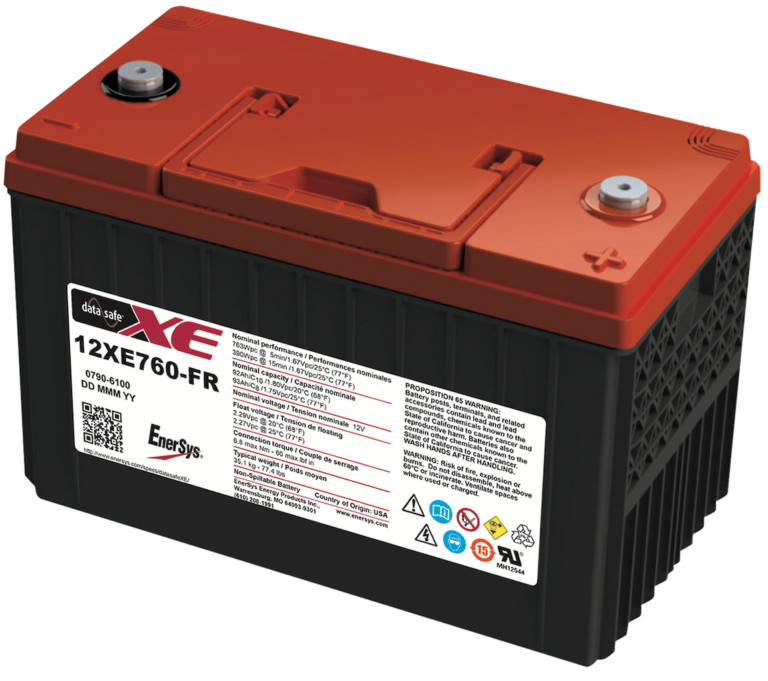 EnerSys DataSafe 12XE760-FR Lead Acid Battery - Battery Store, Inc.