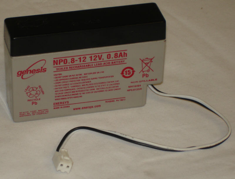 EnerSys Genesis NP0.8-12W Lead Acid (AGM) Battery - Battery Store, Inc.