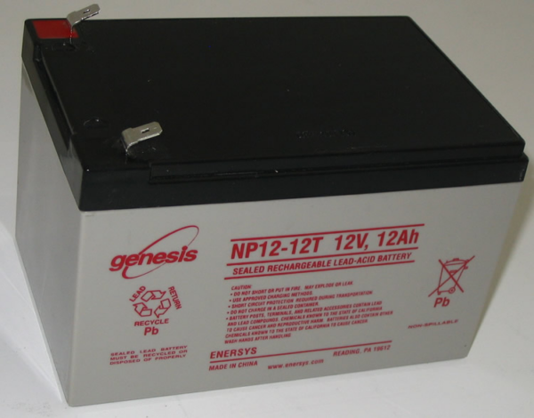 EnerSys Genesis NP12-12T Lead Acid (AGM) Battery - Battery Store, Inc.