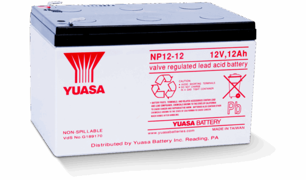 GS Yuasa NP12-12 SLA (AGM) Battery - Battery Store, Inc.