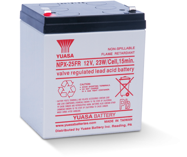GS Yuasa NPX-25 SLA (AGM) Battery - Battery Store, Inc.