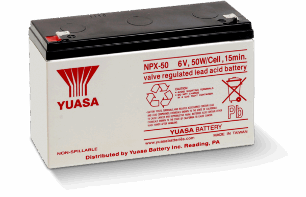 GS Yuasa NPX-50 SLA (AGM) Battery - Battery Store, Inc.