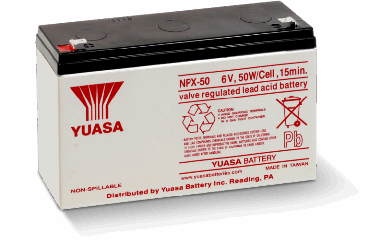 GS Yuasa NPX-50 SLA (AGM) Battery - Battery Store, Inc.