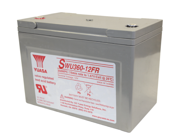 GS Yuasa SWU360-12FR SLA (AGM) Battery - Battery Store, Inc.