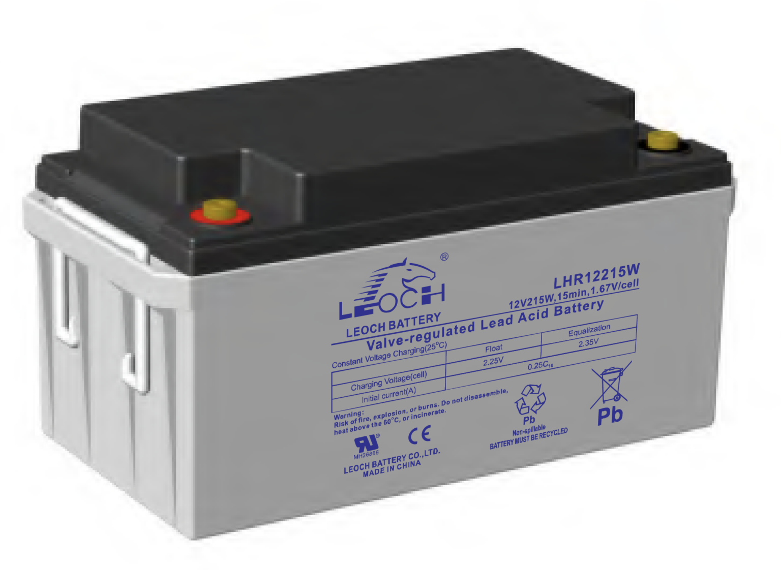 Leoch LHR12215W SLA (AGM) Battery - Battery Store, Inc.