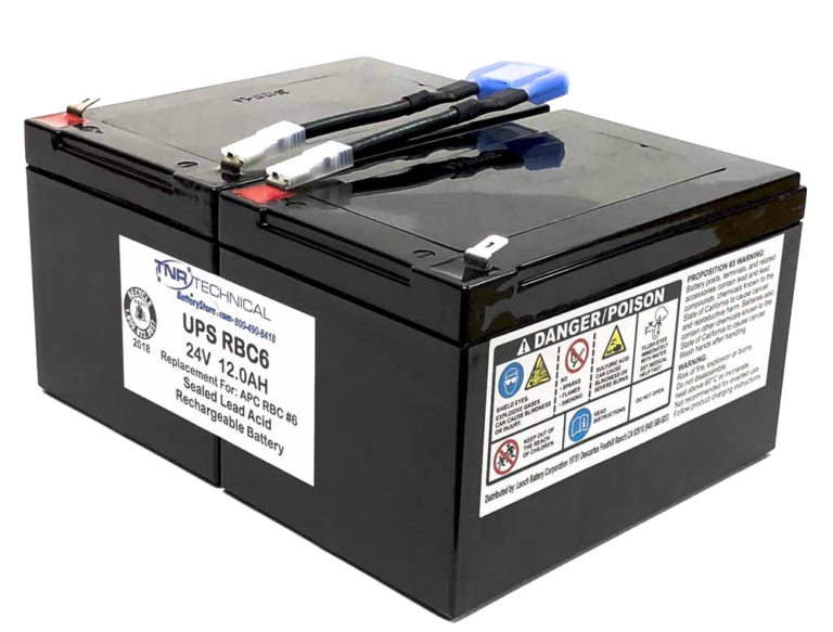 APC Replacement 24v 12ah RBC6 Battery Pack - Battery Store, Inc.