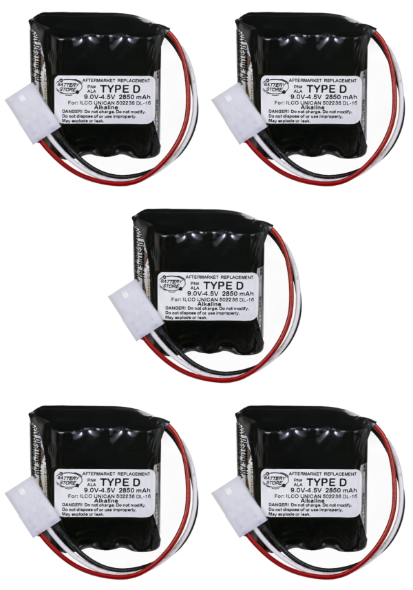 ALA TYPE D (QTY 5) - Battery Store, Inc.