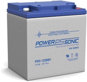 PowerSonic PDC-12260H Lead Acid Battery - Battery Store, Inc.
