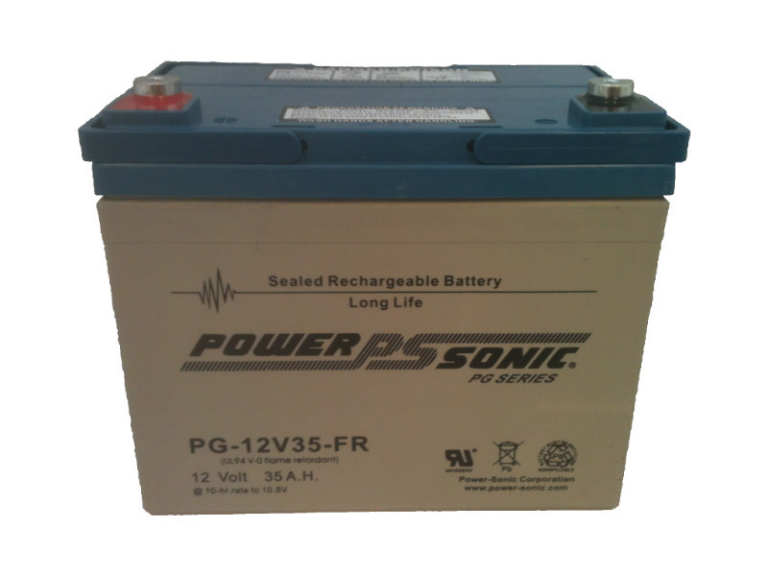 PowerSonic PG-12V35FR Lead Acid Battery - Battery Store, Inc.