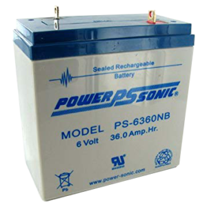 PowerSonic PS-6360F2 Lead Acid Battery - Battery Store, Inc.