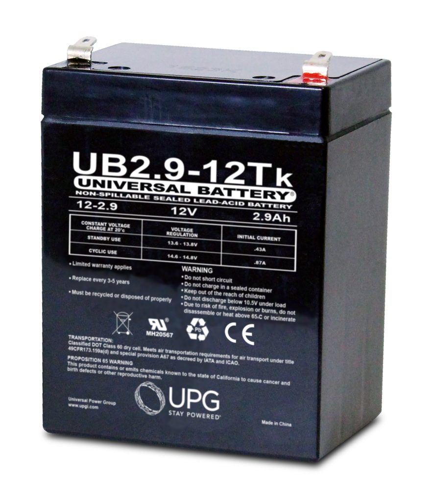 Universal Power UB1229T Lead Acid Battery - Battery Store, Inc.