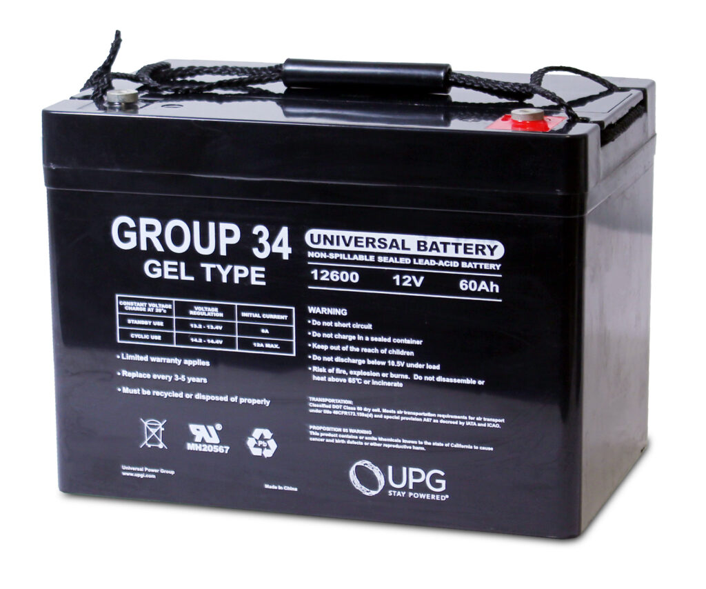 Universal Power UB-34 GEL Lead Acid Battery - Battery Store, Inc.