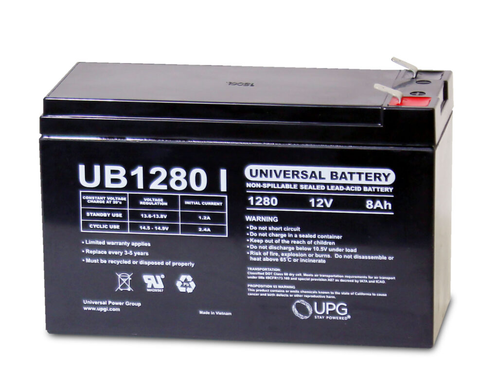Universal Power UB1280 Lead Acid Battery - Battery Store, Inc.