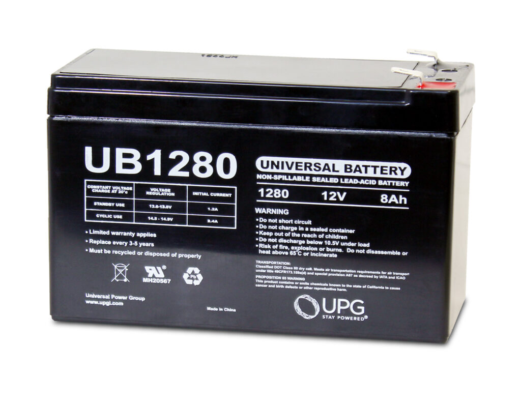 Universal Power UB1280 Lead Acid Battery - Battery Store, Inc.
