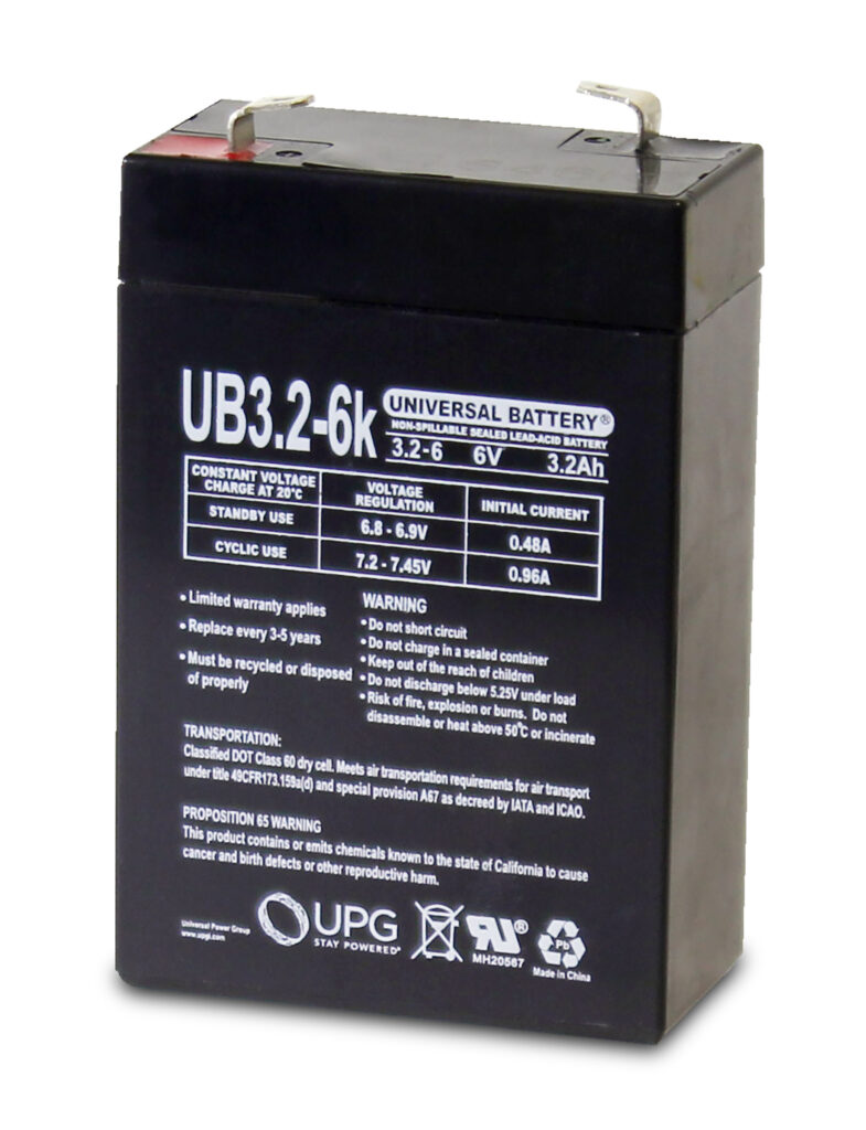 Universal Power UB632 Lead Acid Battery - Battery Store, Inc.