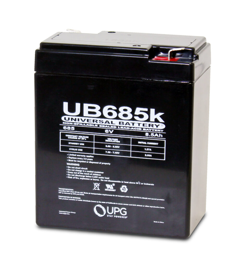 Universal Power UB685 Lead Acid Battery - Battery Store, Inc.