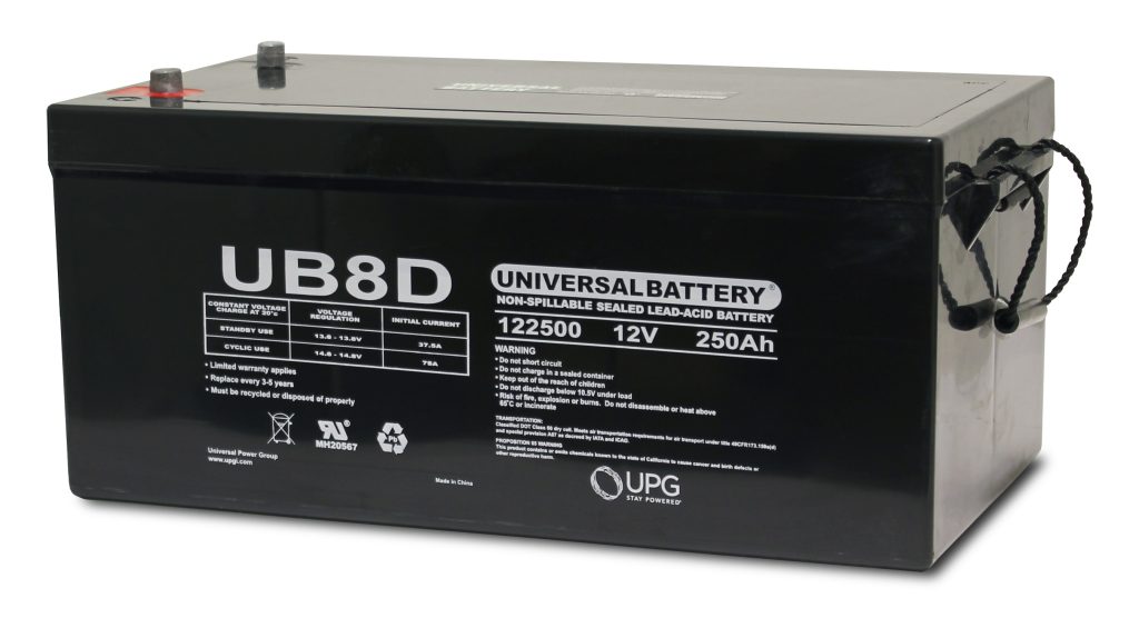 Universal Power UB-8D AGM (SAE) Lead Acid Battery - Battery Store, Inc.